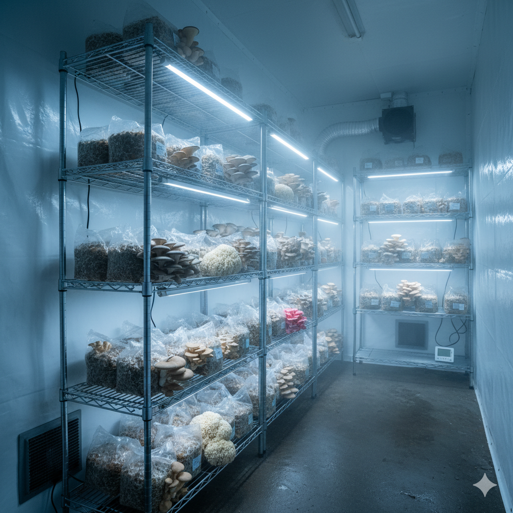 How to Set Up a Small Commercial Mushroom Growing Farm in the UK ...